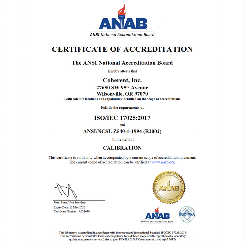 ISO 17025 认证 | 相干公司